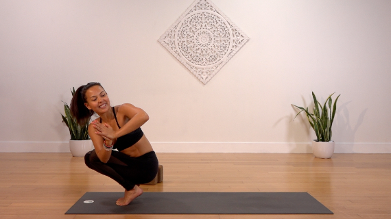 Get Twisted Into Side Crow - Online Yoga Class - The Yoga Collective