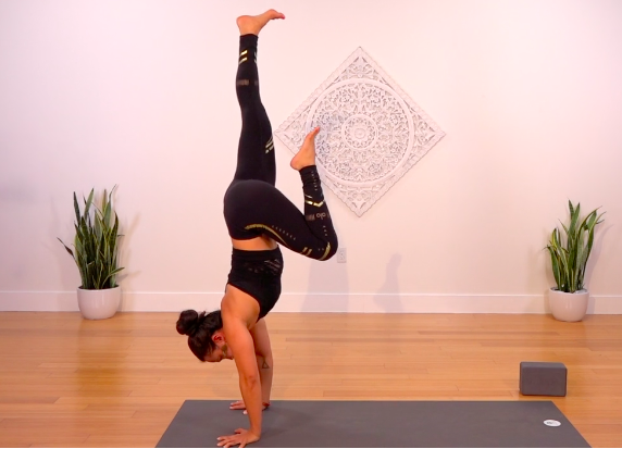 Strong Flow Into Handstand - Online Yoga Class - The Yoga Collective